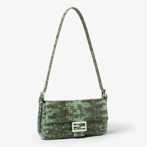 Fendi Baguette® 26424 Lizard Leather Bag